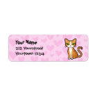 Design Your Own Cartoon Cat Label | Zazzle.com