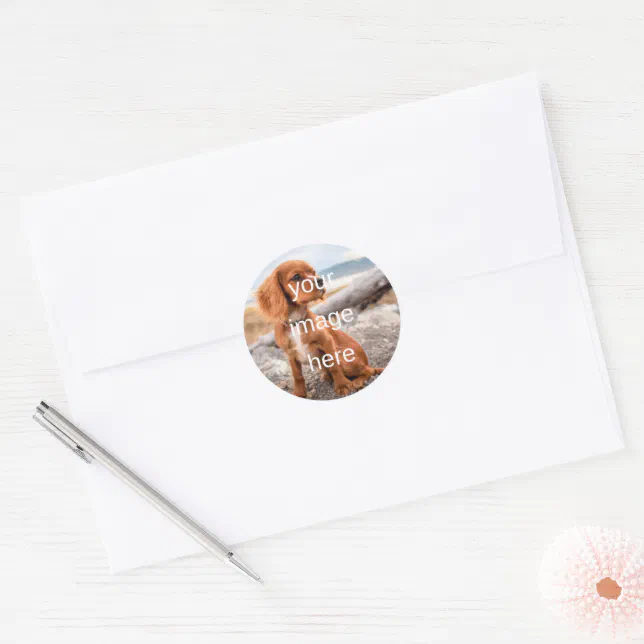 DESIGN YOUR OWN CLASSIC ROUND STICKER | Zazzle