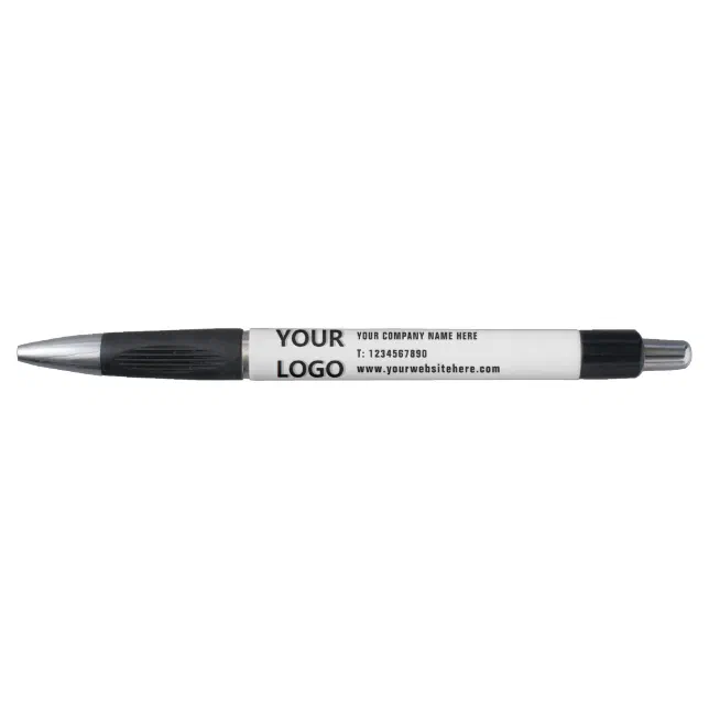 Design Your Own Company Logo and Text Business Pen | Zazzle