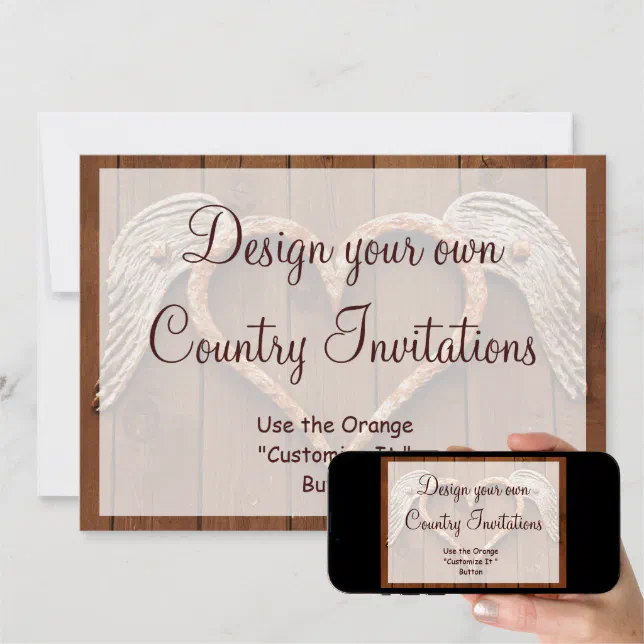 Design your Own Country Invitations Template | Zazzle