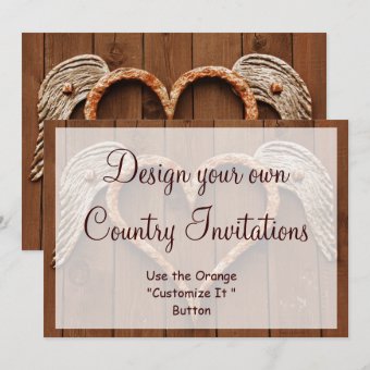 Design your Own Country Invitations Template | Zazzle