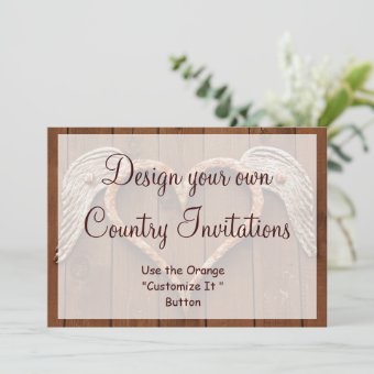 Design your Own Country Invitations Template | Zazzle