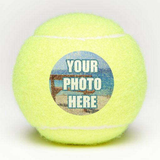 Design your own custom made personalized tennis balls | Zazzle