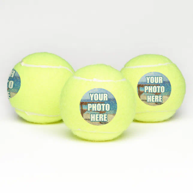 Design your own custom made personalized tennis balls | Zazzle