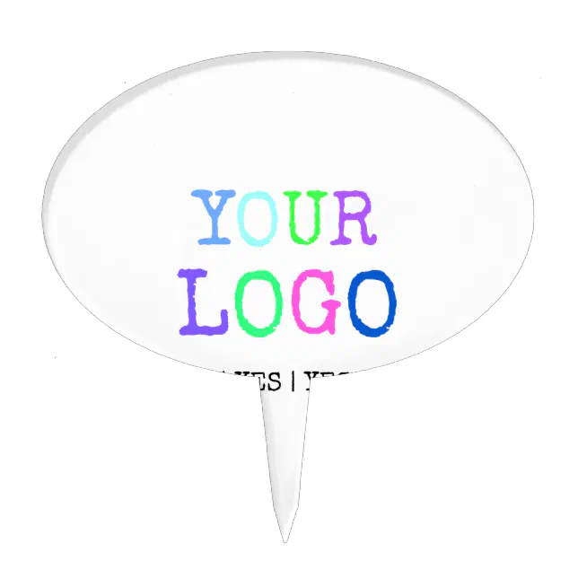 Design Your Own Custom Personalized Logo Cake Topper | Zazzle