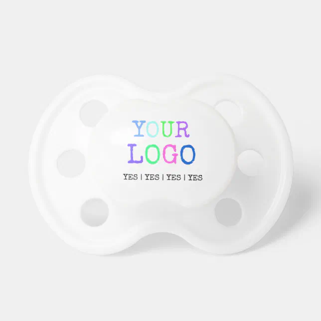 Design Your Own Custom Personalized Logo Pacifier | Zazzle