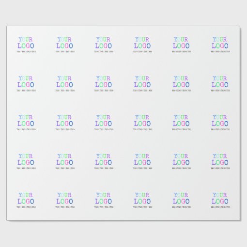 Design Your Own Custom Personalized Logo Wrapping Paper | Zazzle