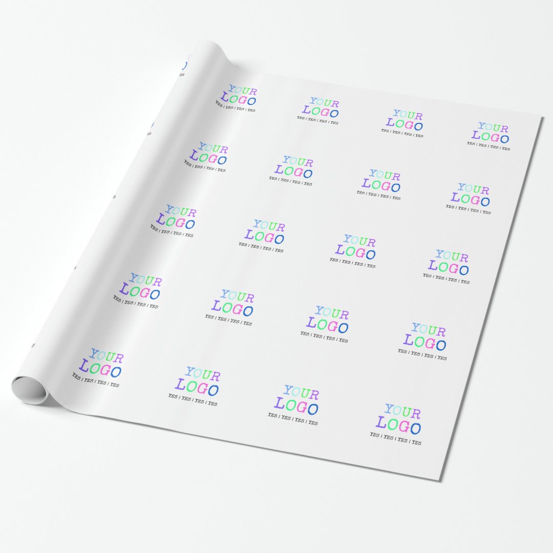 Design Your Own Custom Personalized Logo Wrapping Paper | Zazzle