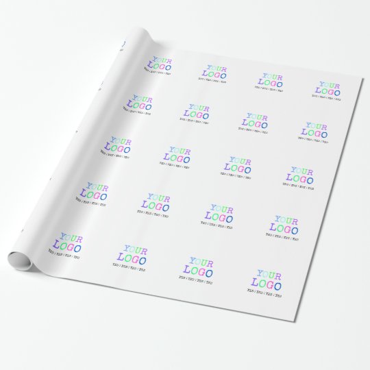 Design Your Own Custom Personalized Logo Wrapping Paper | Zazzle.com