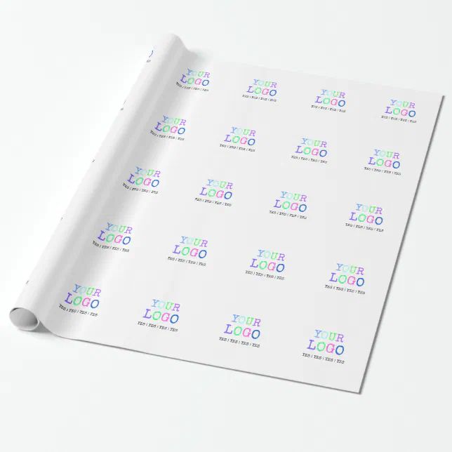 Design Your Own Custom Personalized Logo Wrapping Paper | Zazzle