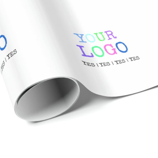 Design Your Own Custom Personalized Logo Wrapping Paper | Zazzle