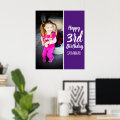 Design Your Own Custom Photo Birthday Poster | Zazzle