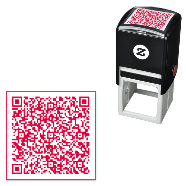Design Your Own Custom QR Code Self-inking Stamp | Zazzle