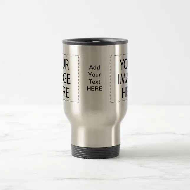 Design Your Own Custom Stainless Steel Travel Mug | Zazzle