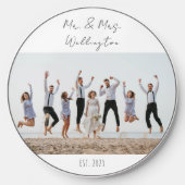Design Your Own Custom Wedding Photo Wireless Charger | Zazzle