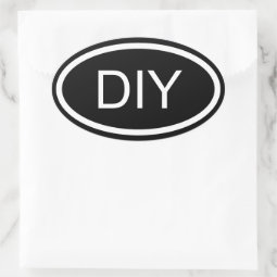 Design Your Own Euro Style Oval Sticker | Zazzle