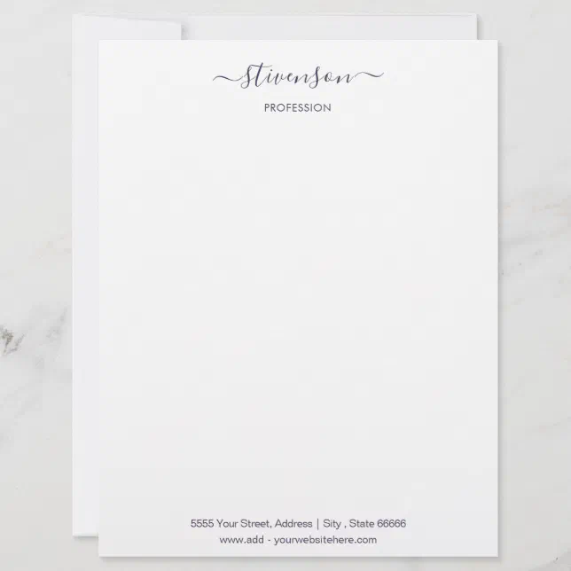 Design Your Own Letterhead Template with Logo | Zazzle