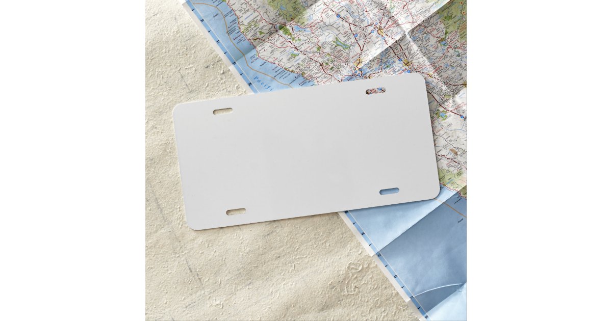 Design Your Own License Plate | Zazzle