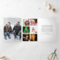 Design Your Own Multi Photo Collage Holiday Tri-Fold Holiday Card | Zazzle