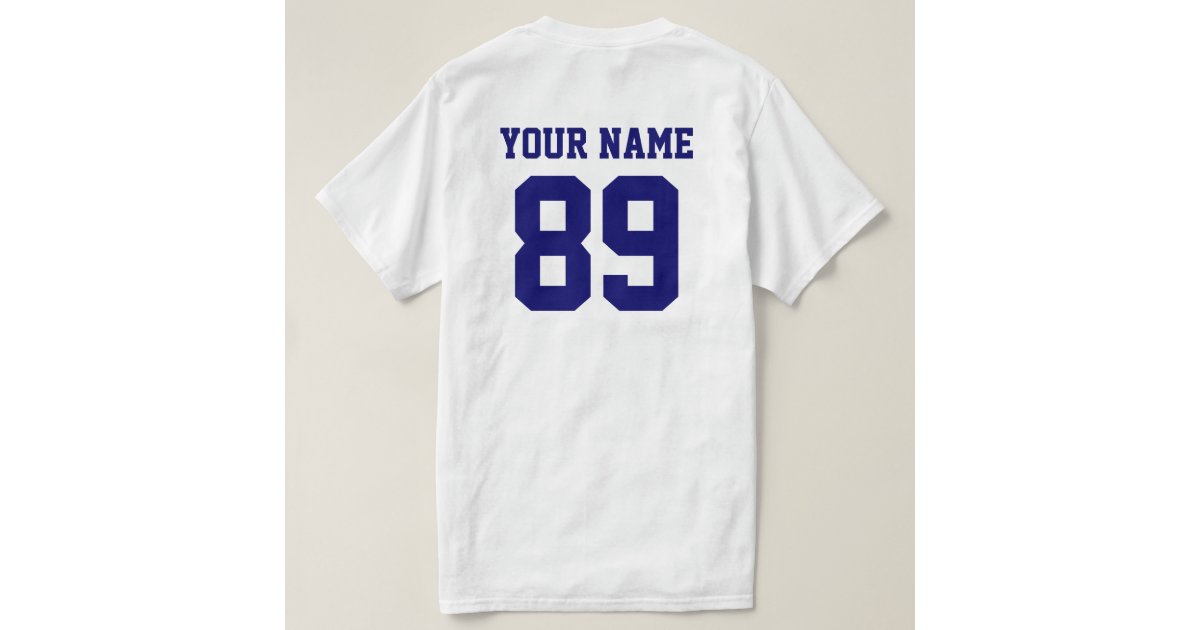 Design Your Own Numbers T-Shirt | Zazzle