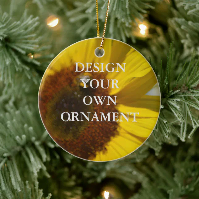 DESIGN YOUR OWN ORNAMENT | Zazzle