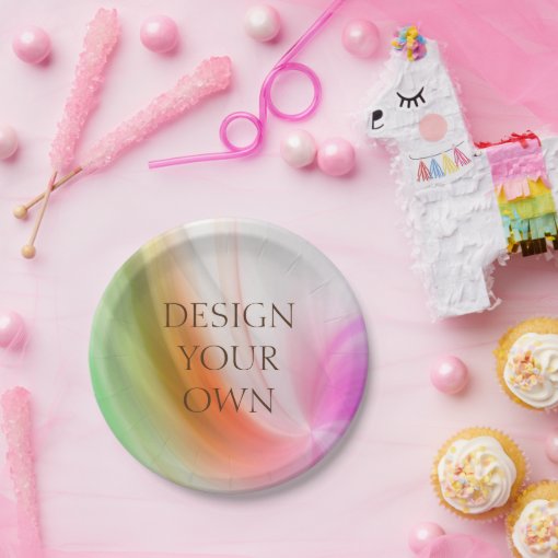 Design Your Own Party Plate | Zazzle