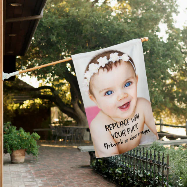 Design Your Own Personalized Custom Made House Flag | Zazzle