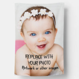 Design Your Own Personalized Custom Made House Flag | Zazzle