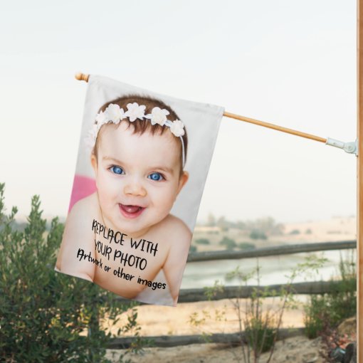 Design Your Own Personalized Custom Made House Flag | Zazzle