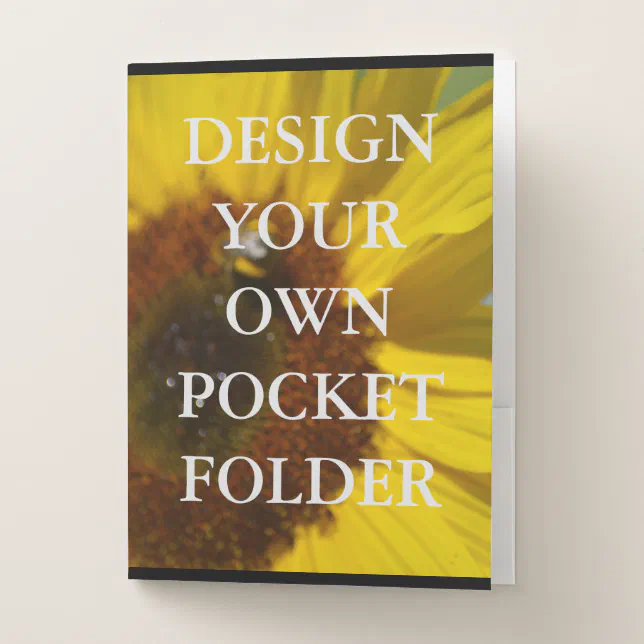 DESIGN YOUR OWN POCKET FOLDER | Zazzle