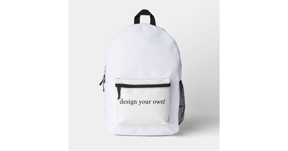design your own printed backpack | Zazzle