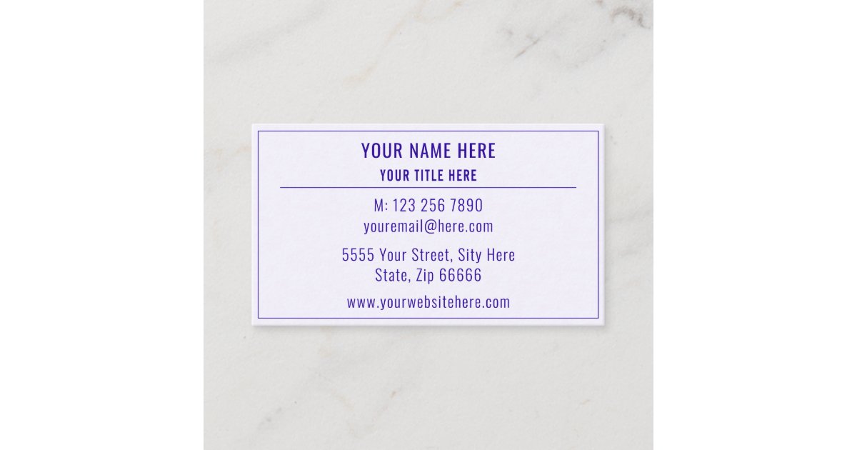 Design Your Own Promotional Business Card Template | Zazzle