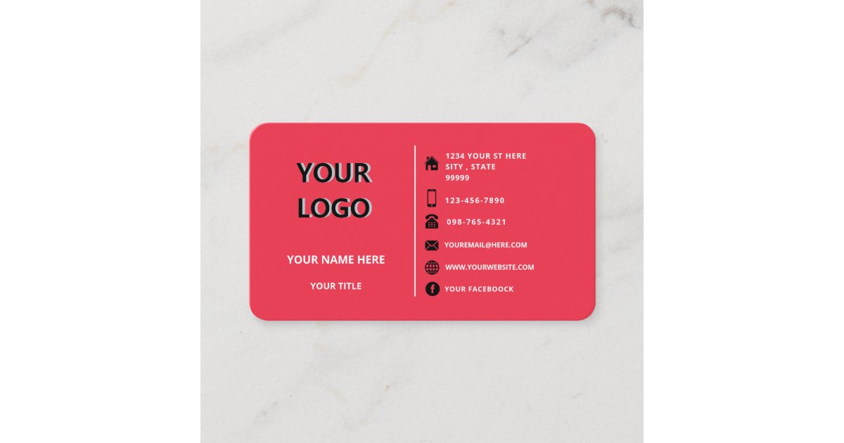Design Your Own Promotional Business Card Template | Zazzle