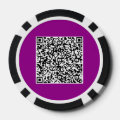 Design Your Own QR Code Poker Chips Template | Zazzle