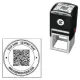 Design Your Own Round QR Code Stamp Template | Zazzle
