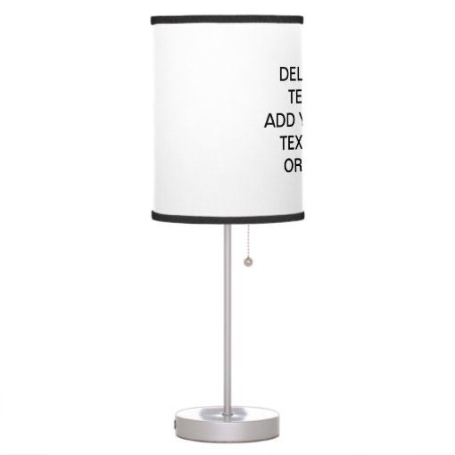Design Your Own Table Lamp | Zazzle