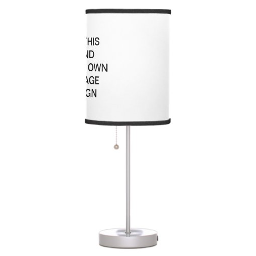 Design Your Own Table Lamp | Zazzle