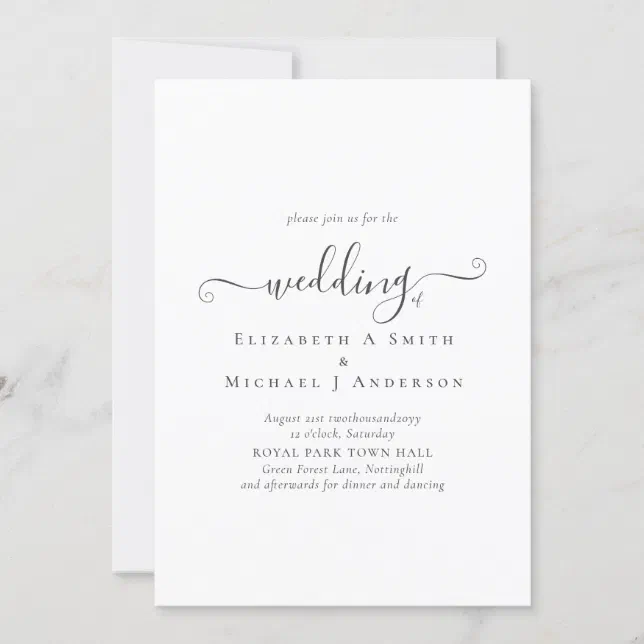 Design Your Own Wedding Invitation Add Graphics | Zazzle