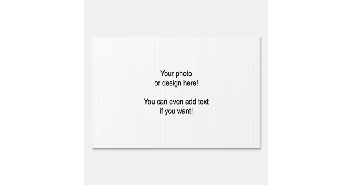 Design your own Yard Sign | Zazzle