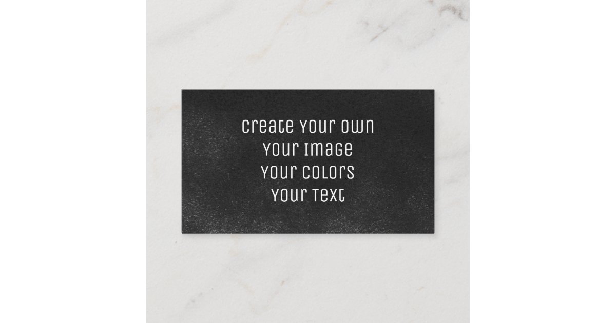 Design Your Way - Create Your Own Business Card | Zazzle