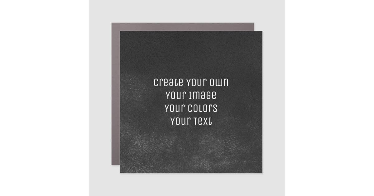Design Your Way - Create Your Own Car Magnet | Zazzle