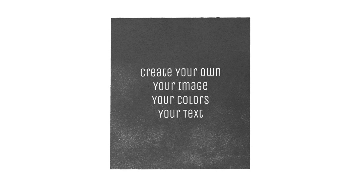 Design Your Way - Create Your Own Notepad | Zazzle
