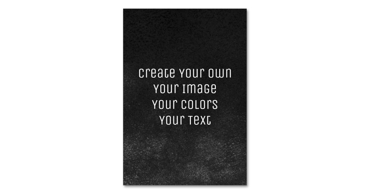 Design Your Way - Create Your Own Table Number | Zazzle