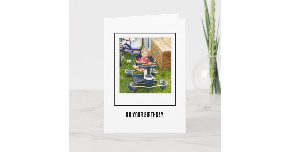 Designated Driver Birthday Card | Zazzle