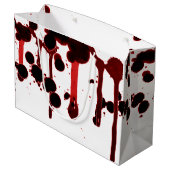 Designer Blood Splatter Large Gift Bag | Zazzle