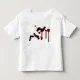 Designer Blood Splatter Toddler T-shirt | Zazzle