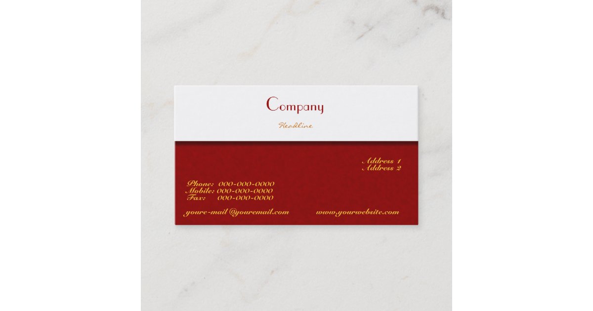 Designer Business Card | Zazzle