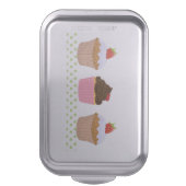 Designer Cake Pan with Cupcakes | Zazzle