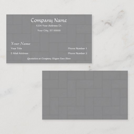 Designer Flooring Wood Tile Business Cards | Zazzle