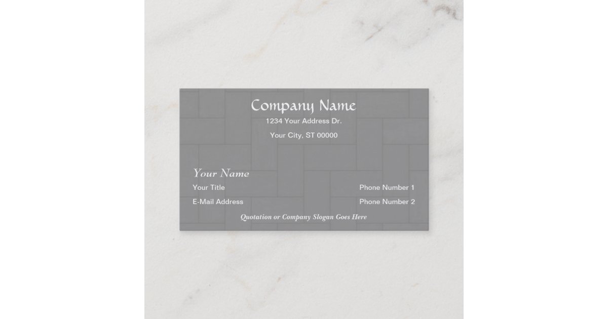 Designer Flooring Wood Tile Business Cards | Zazzle